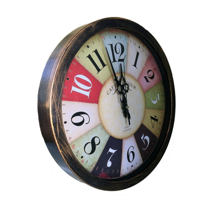 Vintage Ρολόι Τοίχου Café De La Tour - Διακόσμηση Σπιτιού - Ρολόγια ...
